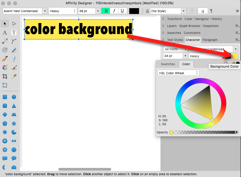 Mysteriously red background in Artistic text tool and Frame Text tool - Desktop Questions (macOS ...