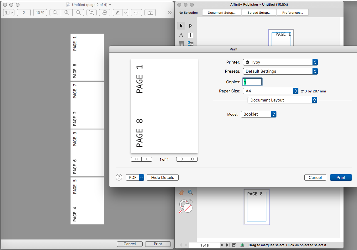 Publisher V2 - How to Impose Pages in PDF Export? - Desktop Questions (macOS and Windows ...