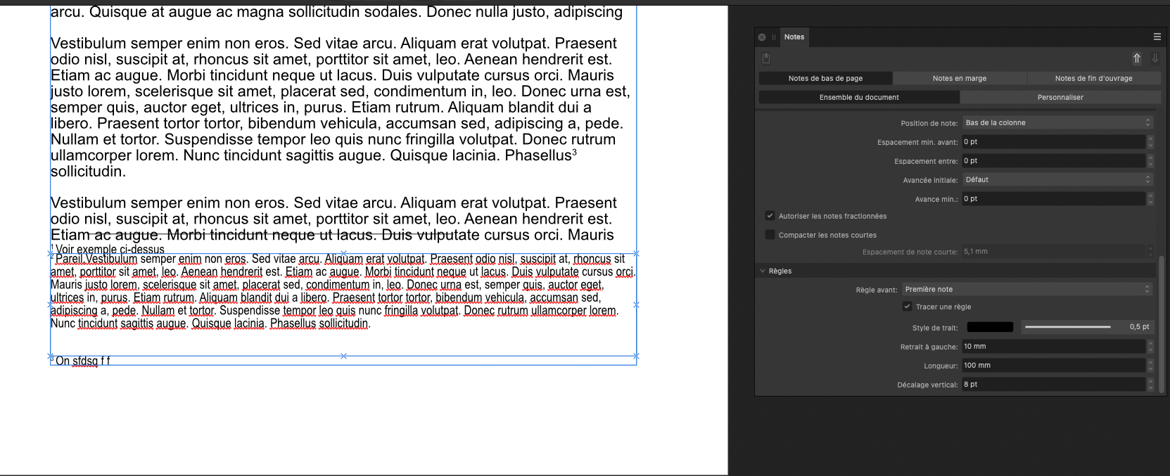 Footnotes Overlapping Rule With Body Text Affinity On Desktop Questions Macos And Windows