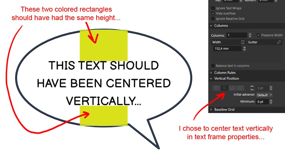 Publisher: callout tool + text centered vertically... how? - Desktop Questions (macOS and ...