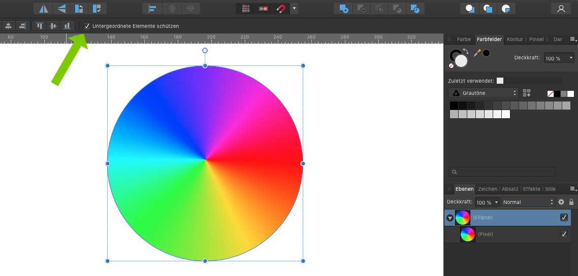 How to select the vector layer only. - Affinity on Desktop Questions (macOS and Windows ...