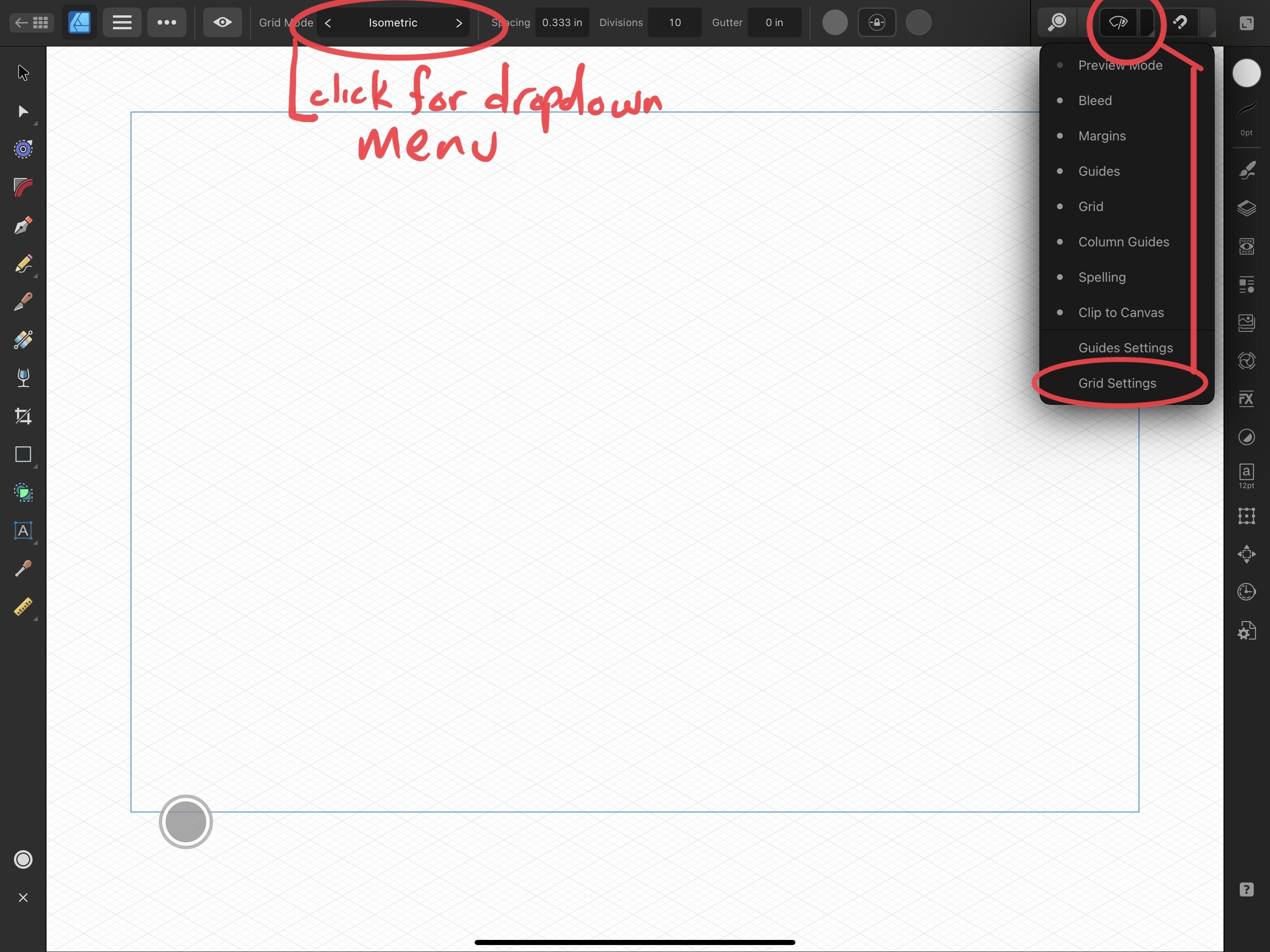 Quick Grid On IPad Affinity On IPad ions Affinity Forum