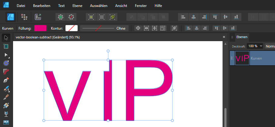 Subtract Tool Deleting Curves V2 Bugs Found On Windows Affinity Forum