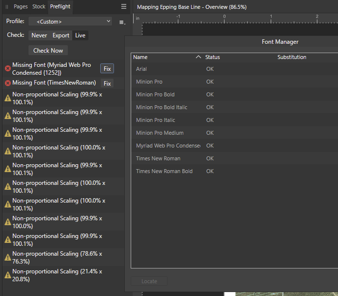 No way to fix missing font [ipad for Publisher V2] - V2 Bugs found on iPad - Affinity | Forum