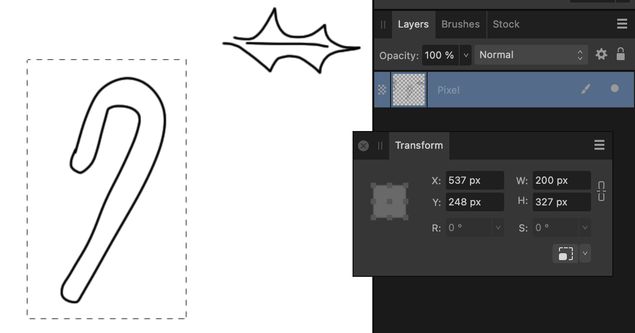 how to transform selected pixels - Affinity on Desktop Questions (macOS and Windows) - Affinity ...