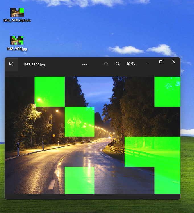 Green glitches in layer blending mode "Screen" - V2 Bugs found on Windows - Affinity | Forum