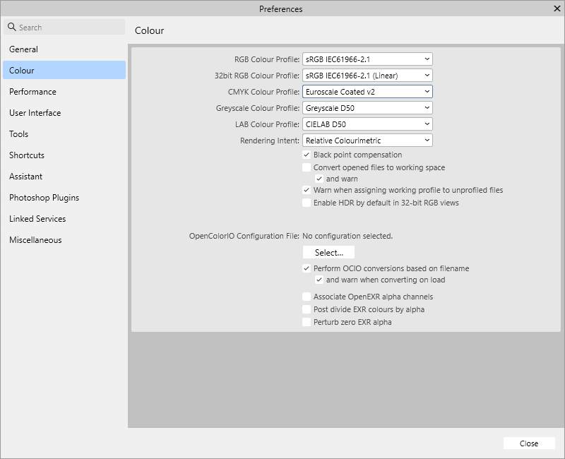 Color settings in the trial version are not remembered - V2 Bugs found ...