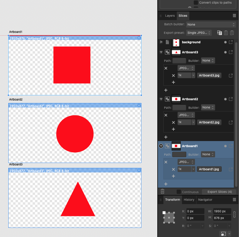 Exporting Multiple Artboards In Affinity Designer Desktop Questions Macos And Windows