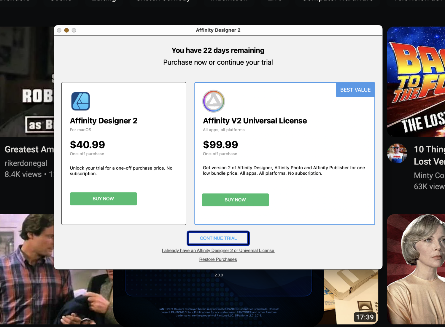 Dark Mode Affinity Version 2 Too Bright Light Mode During Start November 19 2022 Feedback For