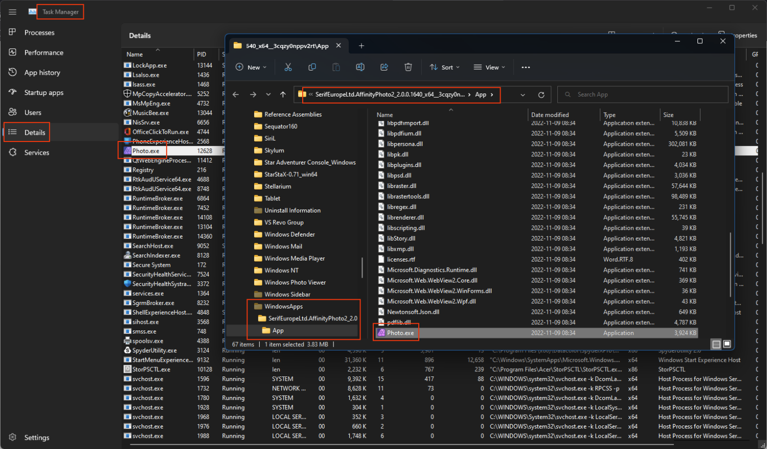 File path for Affinity Photo / Start EXE-File - Pre-V2 Archive of Desktop Questions (macOS and ...