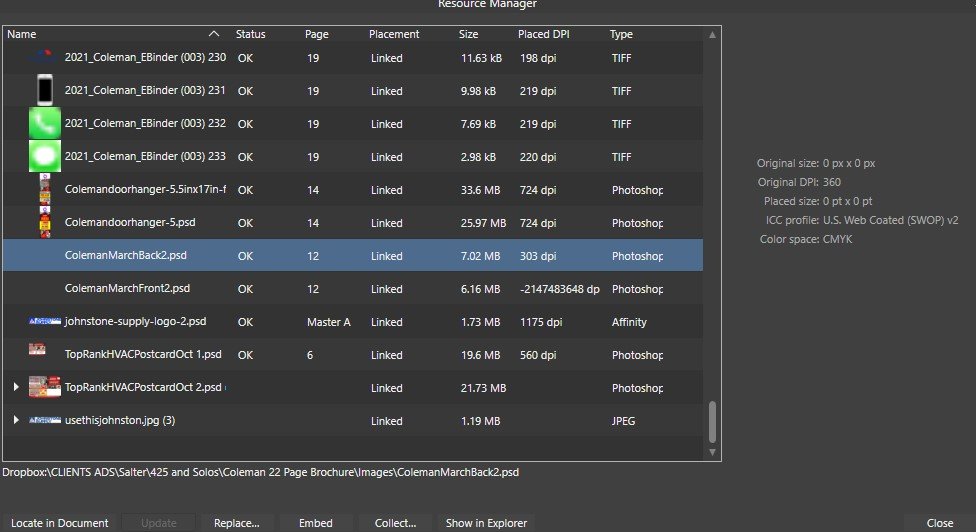 Links in Publisher Odd Behavior - Desktop Questions (macOS and Windows) - Affinity | Forum