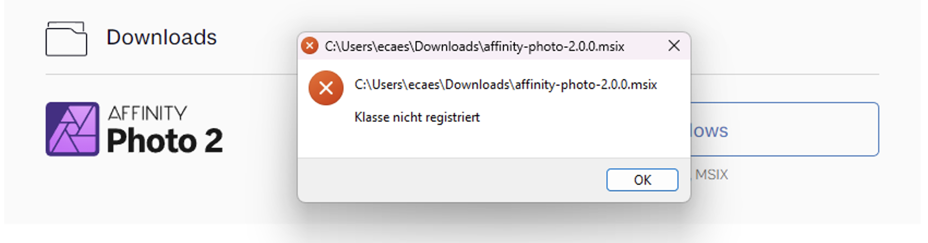 Cannot Install Affinity Photo2 Affinity On Desktop Questions Macos