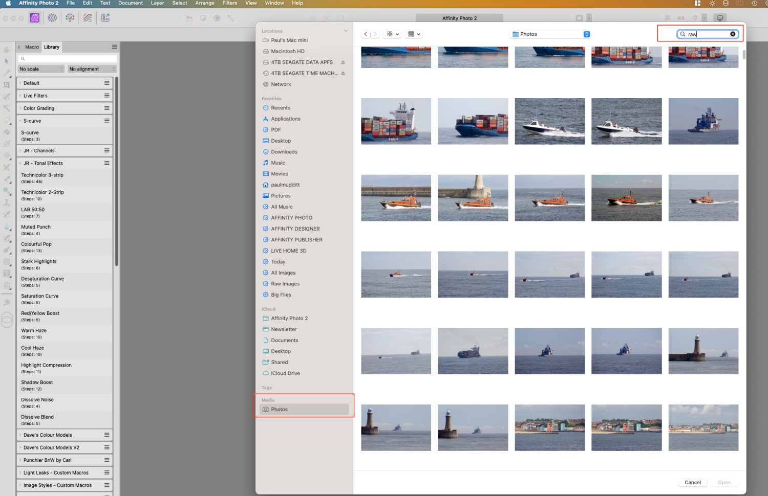 Raw files not opening in develop persona - V2 Bugs found on macOS ...