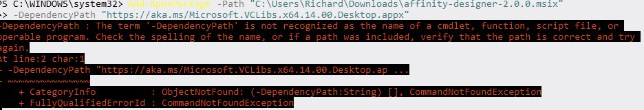 Cannot install V2 Affinity apps - Desktop Questions (macOS and Windows ...