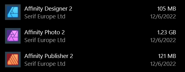 Affinity V2 Apps Wont Launch In Windows 10 Desktop Questions Macos And Windows Affinity