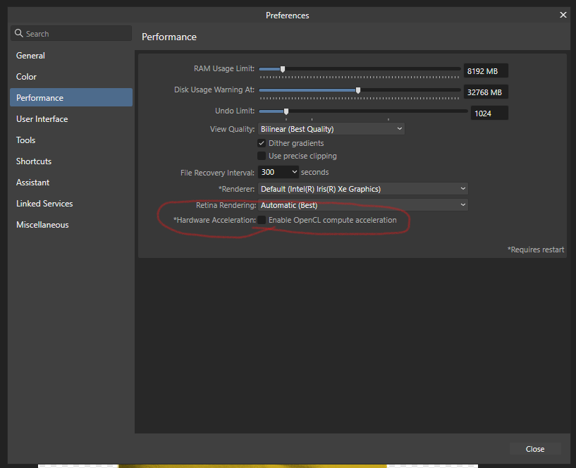 Affinity Designer V2 getting really slow and laggy after some time - V2 Bugs found on Windows ...