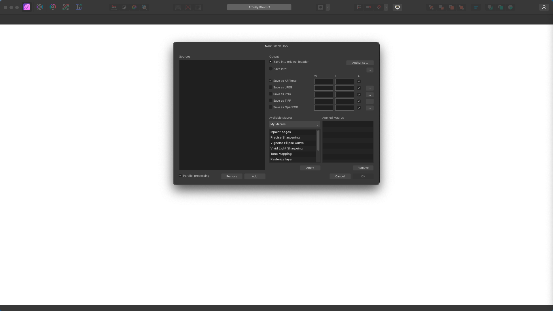 Bug: Macros not applying - V2 Bugs found on macOS - Affinity | Forum