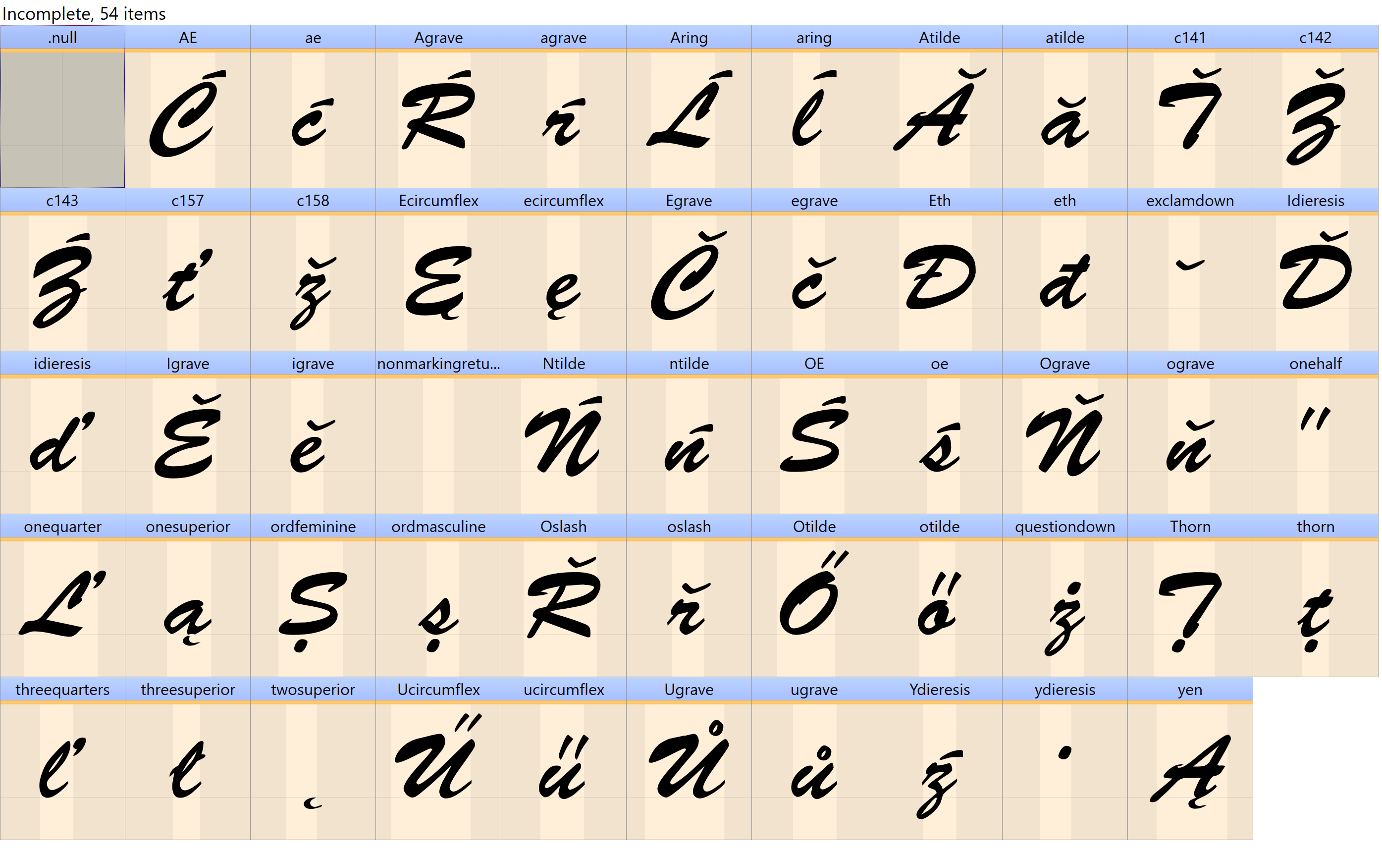 Some fonts not supported? - Desktop Questions (macOS and Windows ...