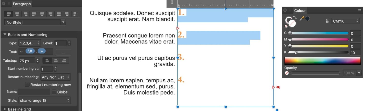 Right aligned lists / bullet points - Desktop Questions (macOS and Windows) - Affinity | Forum