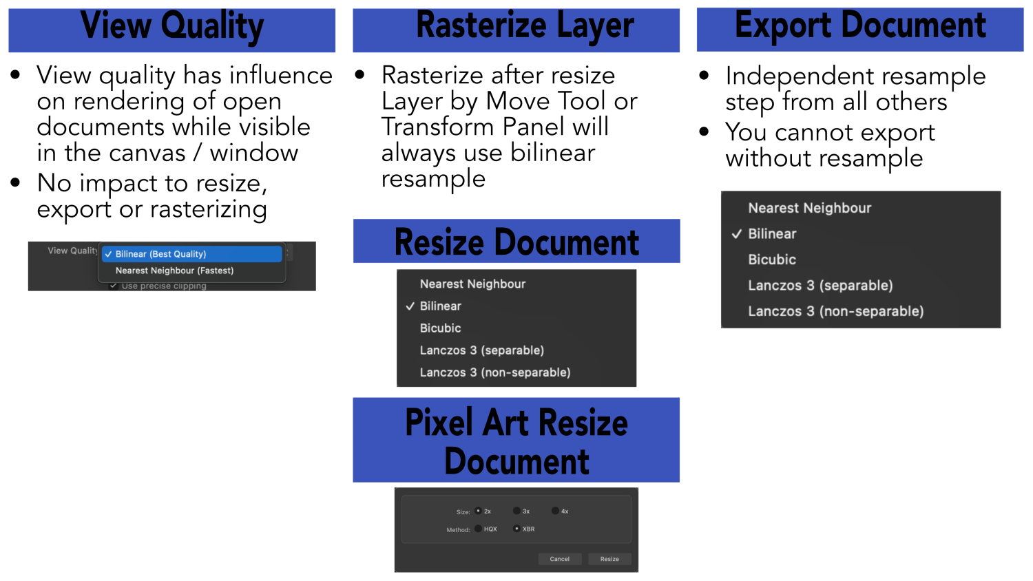 Brief Overview to Resampling within Affinity Photo - Tutorials (Staff and Customer Created ...