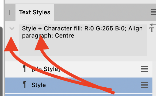 Export Text Style settings to a human-readable text file for diagnostic ...