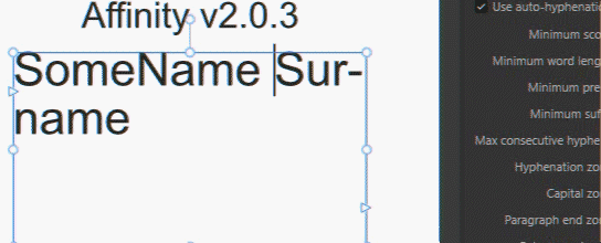 Text Frame Breaks Words Into Parts Even With Hyphenation Disabled V2 Bugs Found On Windows