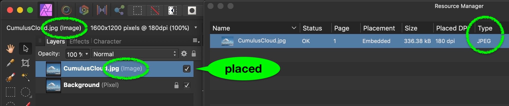 Should I "Open" a file or "place" a file? - Desktop Questions (macOS and Windows) - Affinity | Forum