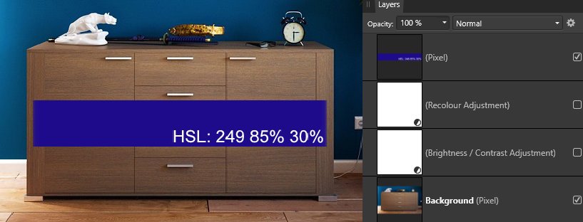 Colour Fidelity using Recolour Adjustment Layer - Desktop Questions (macOS and Windows ...