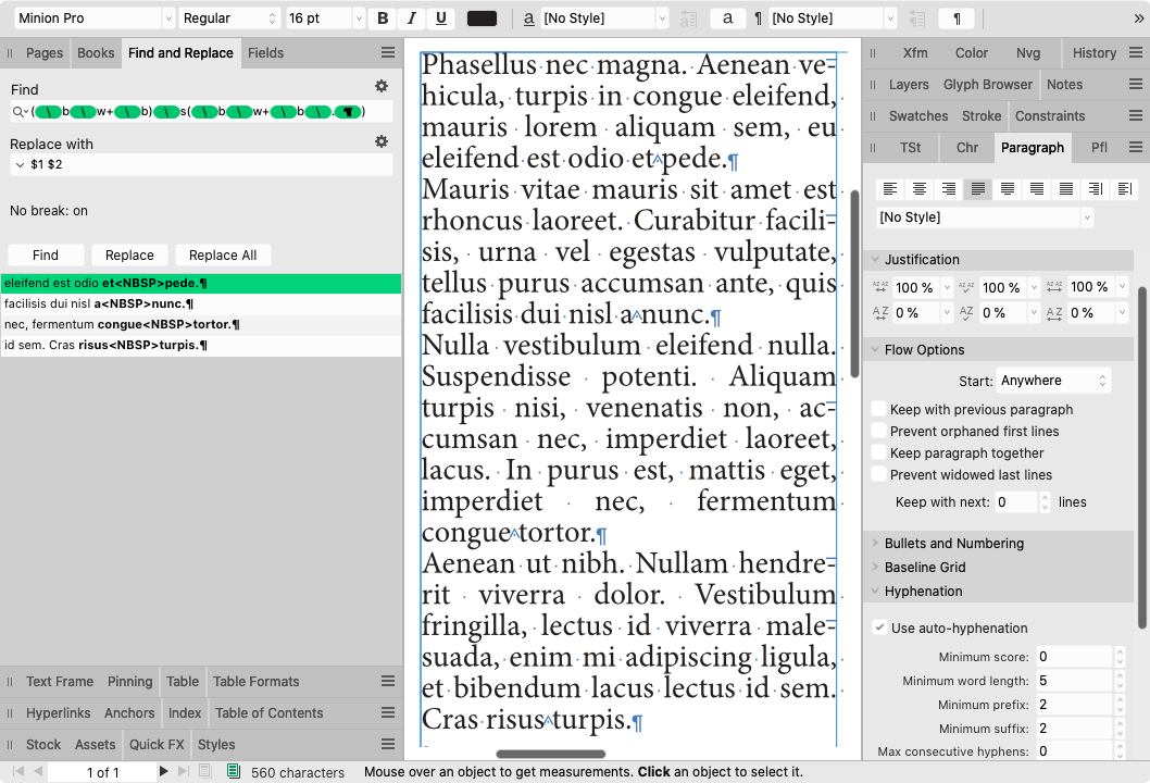 GREP Substitute in Publisher? - Desktop Questions (macOS and Windows) - Affinity | Forum