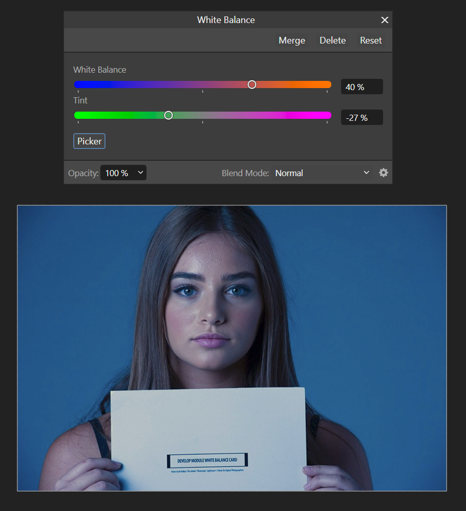 Affinity Photo white balance picker does not produce the expected results (v2.0.3 Windows ...