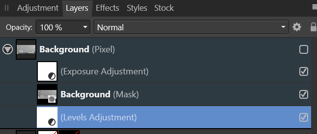 paste black and white image into adjustment layer so it uses it as the mask - Desktop Questions ...