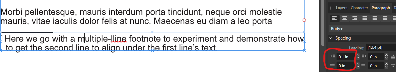 [solved] Hanging indent for footnotes Publisher V2 - Desktop Questions ...