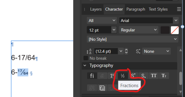 How Do You Format Fractions in Publisher Tables - Desktop Questions (macOS and Windows ...
