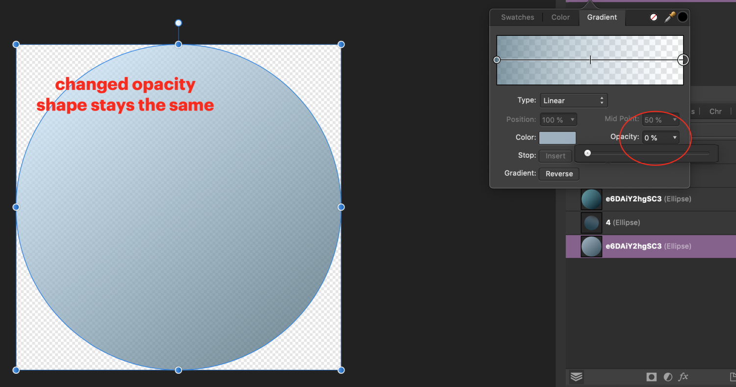 fix gradient tool - V2 Bugs found on macOS - Affinity | Forum