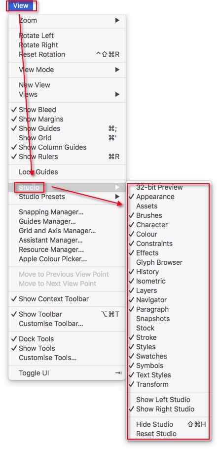 Can't find font color dialog box... - Affinity on Desktop Questions (macOS and Windows ...