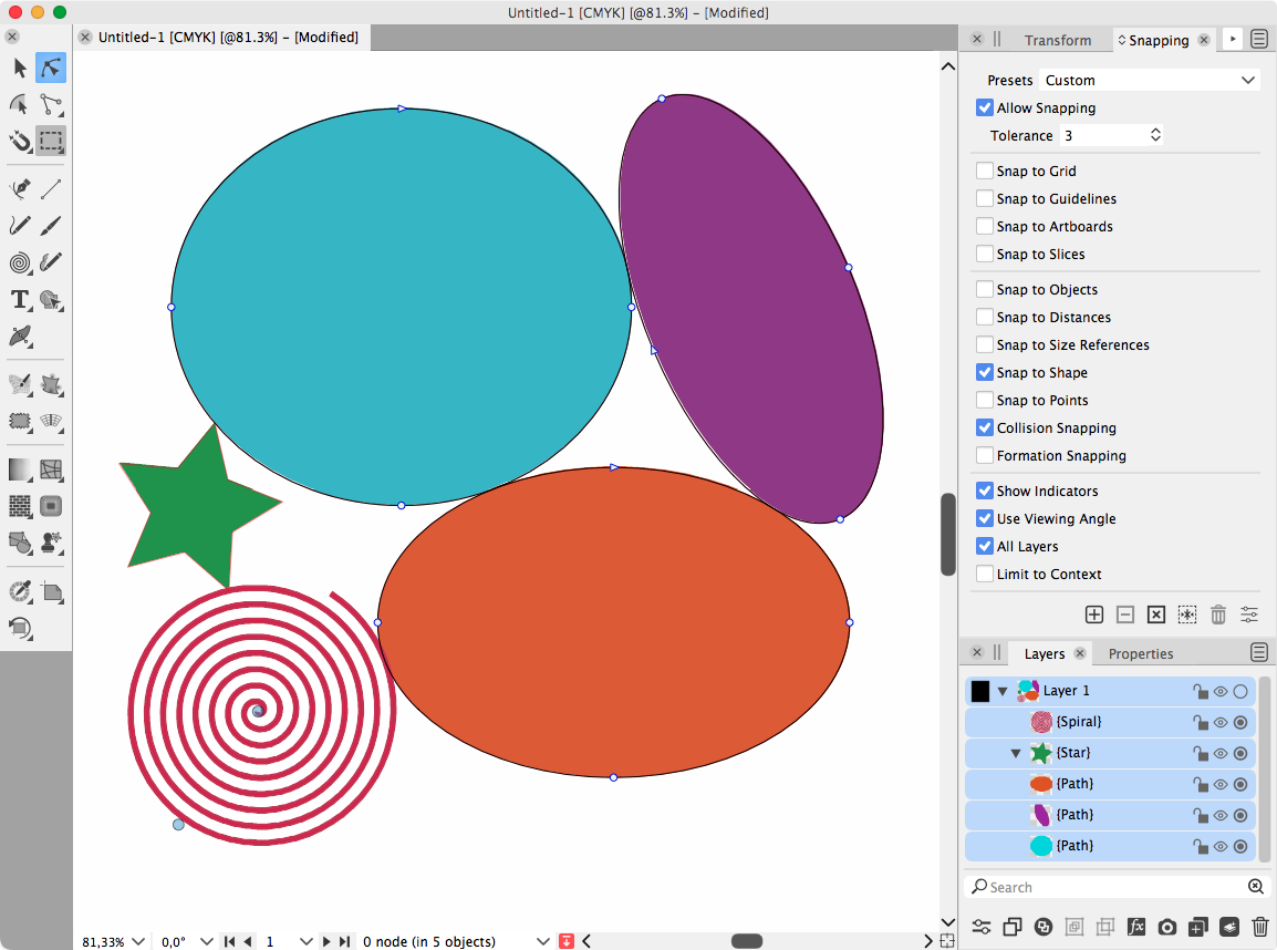 collision detection / common tangents for snapping - Feedback for the ...
