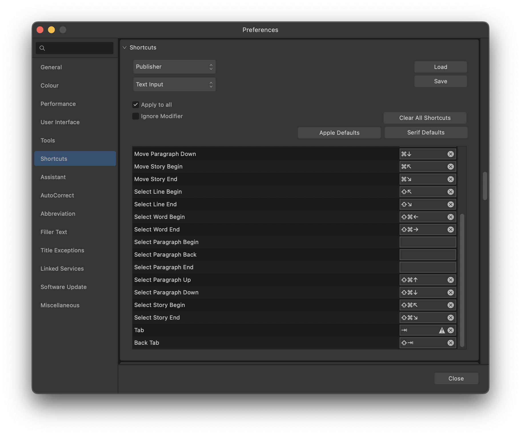 How To Select Text From Cursor To End Of Text Frame On Mac Affinity