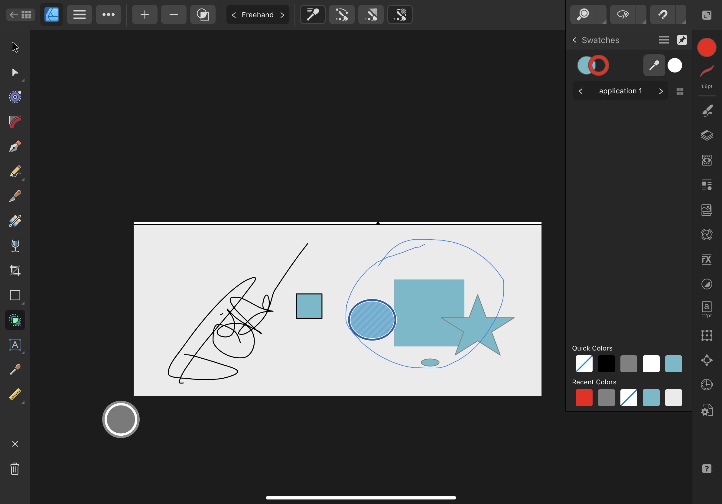Color fill is not filling in a particular corner of my design (Screen ...