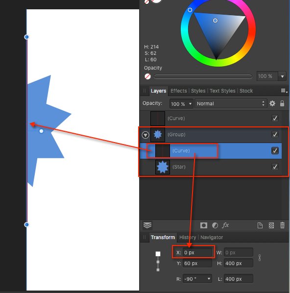 Affinity Designer: Snap Based on Curve in Selection - Desktop Questions (macOS and Windows ...