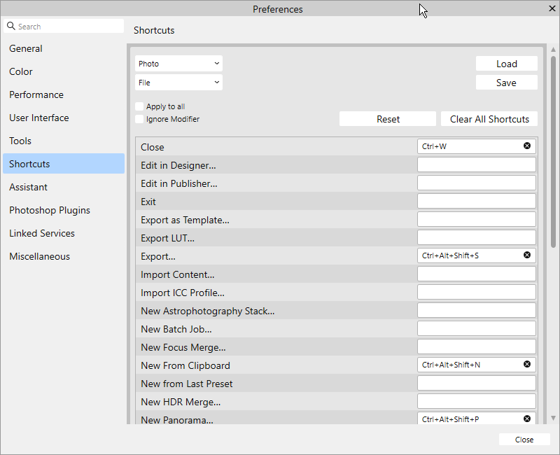 Keyboard Shortcuts Search Box Feedback For The Affinity V2 Suite Of Products Affinity Forum