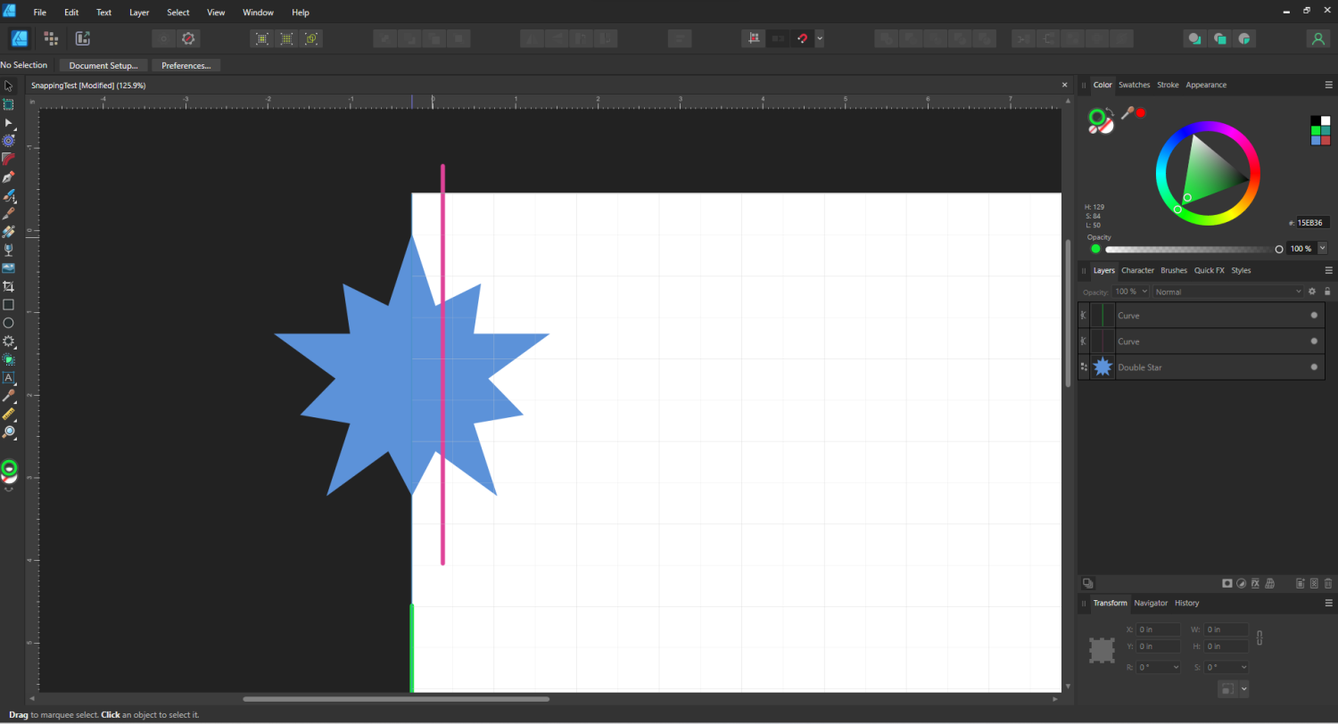 Affinity Designer: Snap Based on Curve in Selection - Desktop Questions (macOS and Windows ...