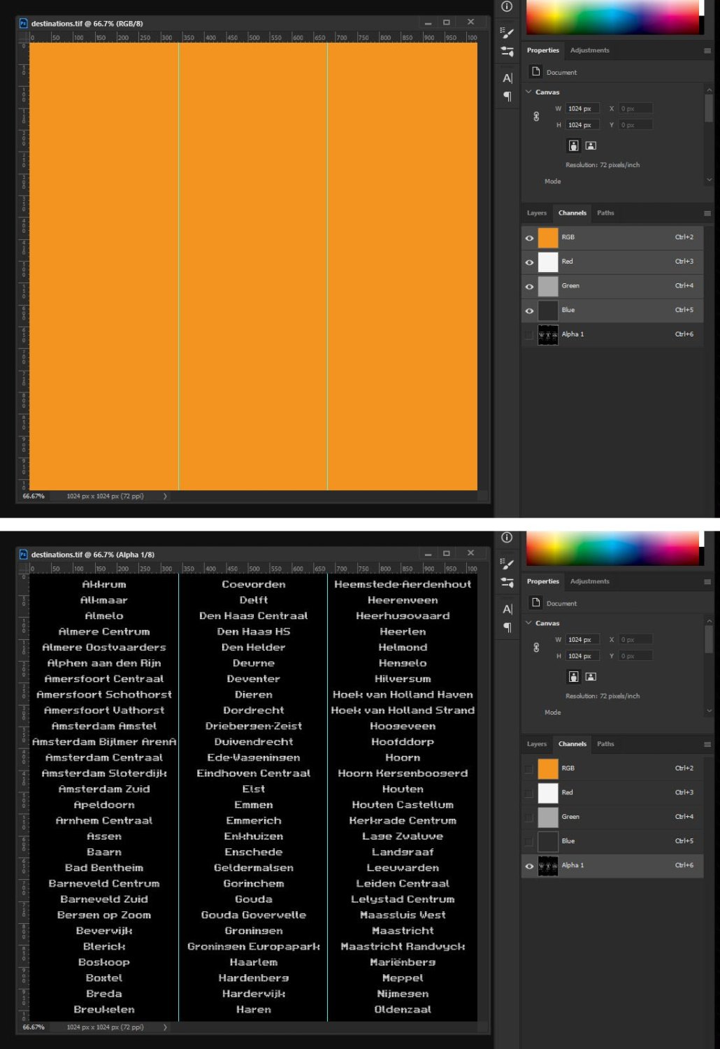 Newbie question : 4-channel RGBA TIF file with alpha channel - alpha ...