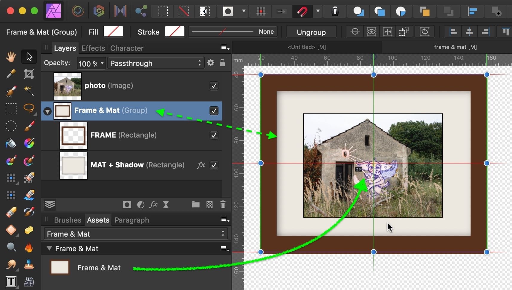 frames and mats - Affinity on Desktop Questions (macOS and Windows ...