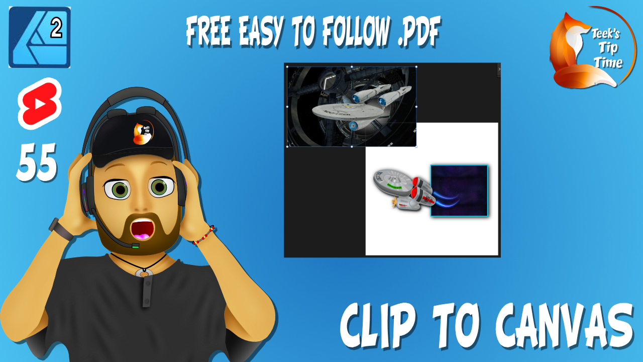 AFFINITY DESIGNER V2 - SHORTS, LIVES AND FREE PDFS - TEEKS TIP TIME - Tutorials (Serif and ...