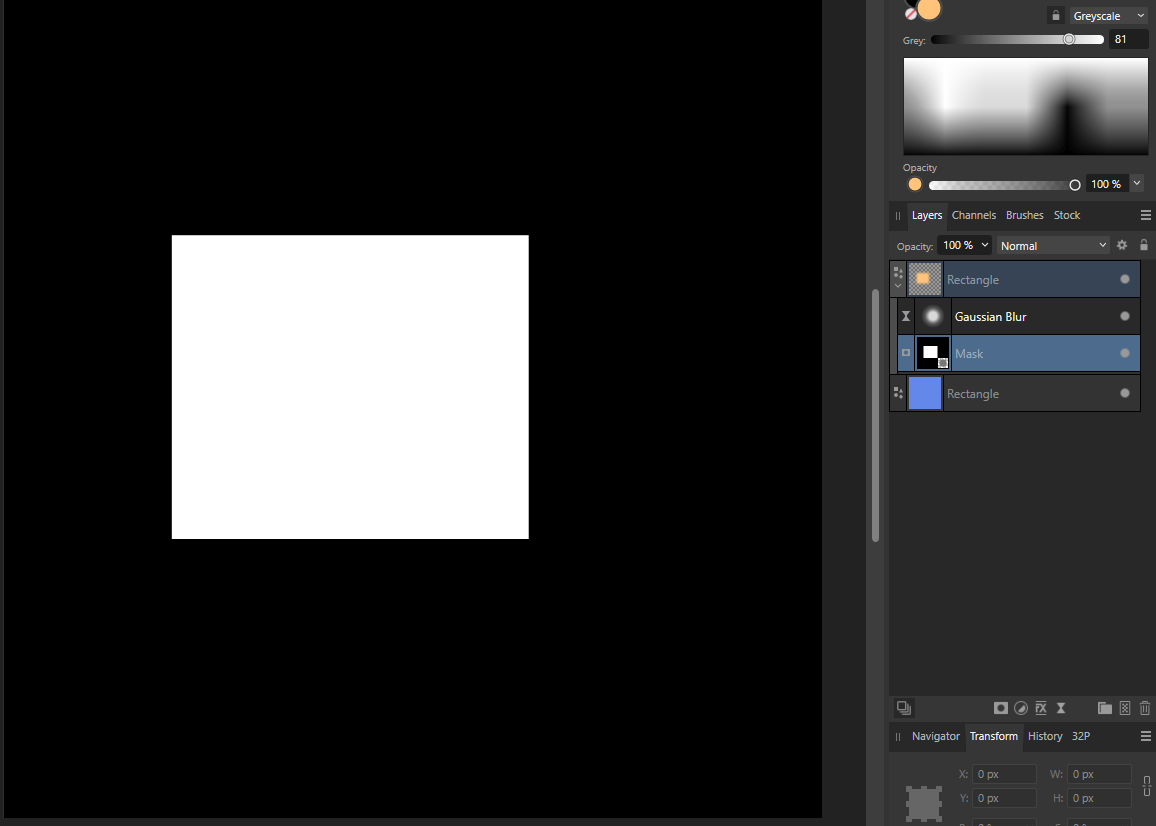 Layer Mask Gaussian Blur Not Visible On A Mask Preview In 2 1 0