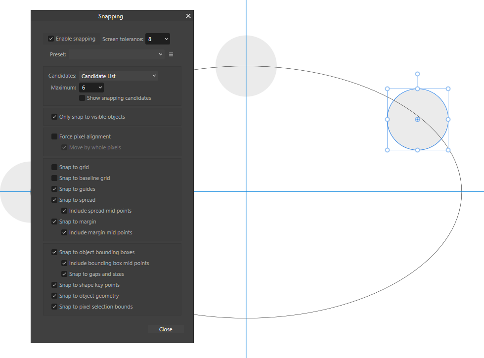How To Spread Objects Over An Ellipse Affinity On Desktop Questions Macos And Windows