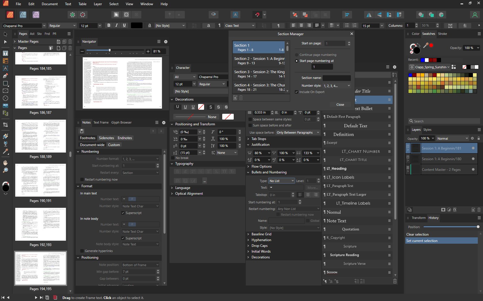 Publisher v2: Can't Get Styles to List in Format Note Body - Affinity on Desktop Questions ...