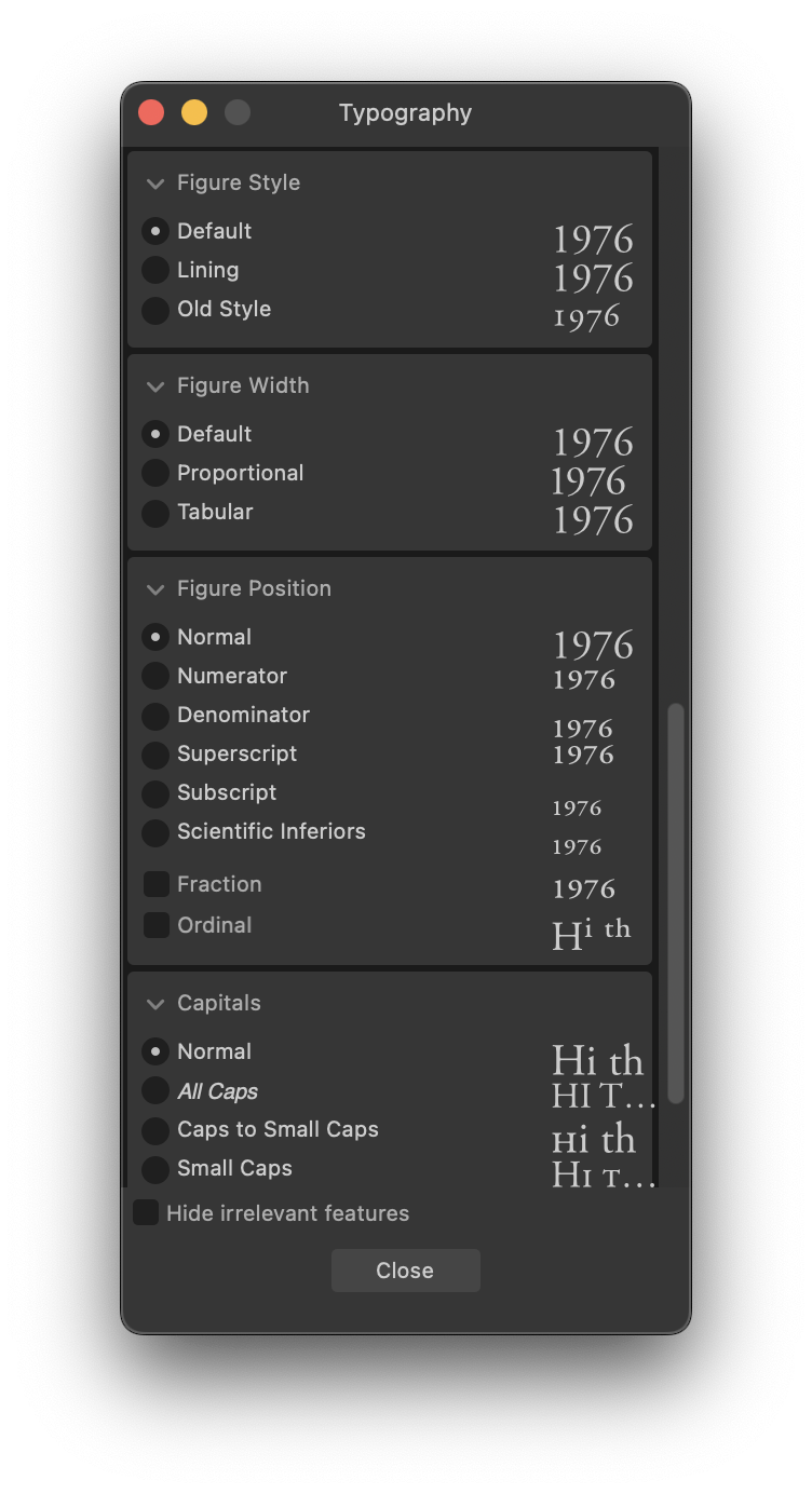 Optical Kerning Feedback For The Affinity V2 Suite Of Products Affinity Forum