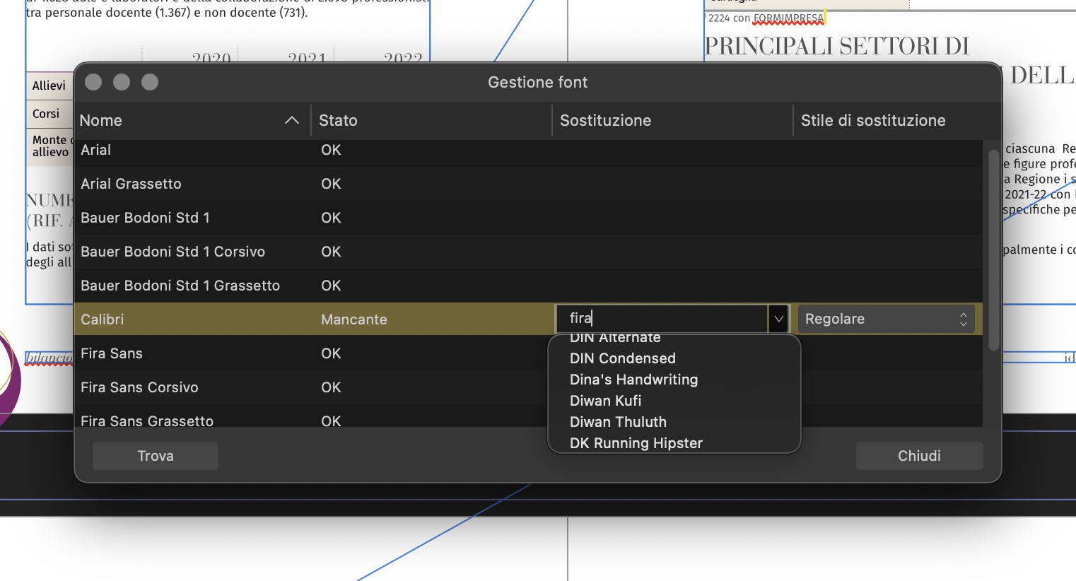 Font Manager Cant Find The Font And Wont Replace The Missing Font Desktop Questions Macos