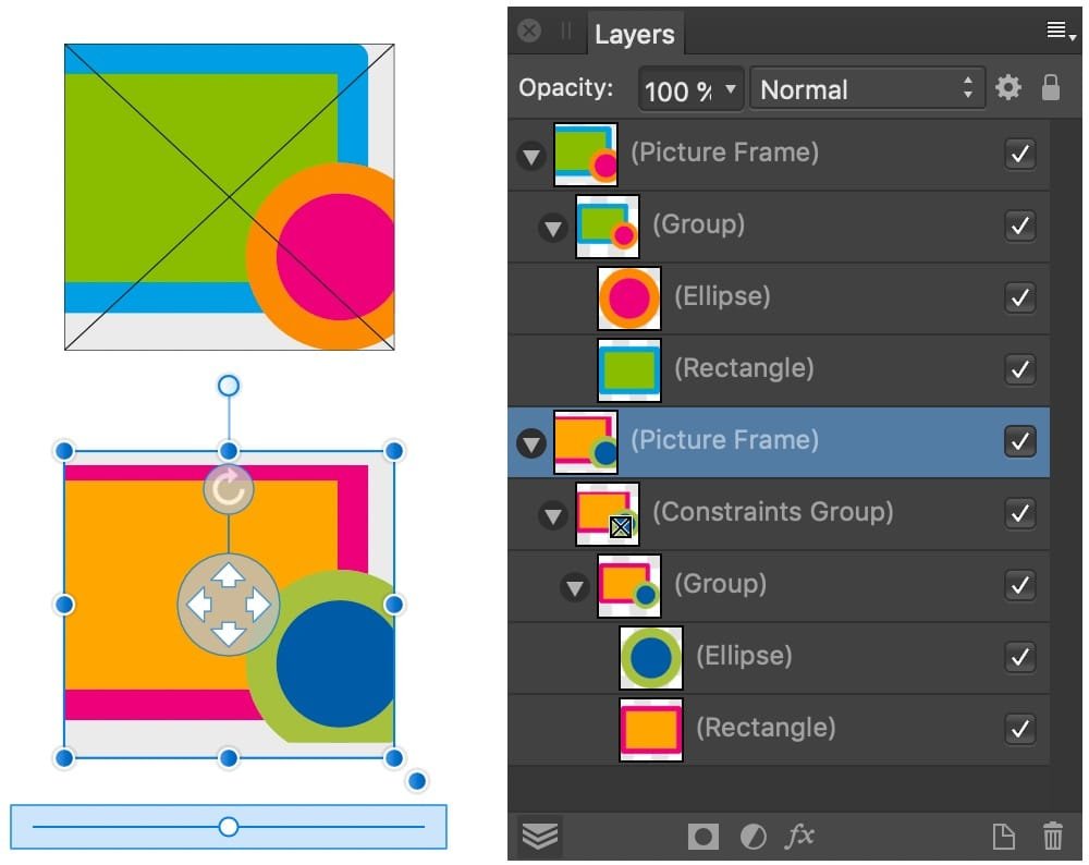 Crossed graphics frames - Desktop Questions (macOS and Windows) - Affinity | Forum